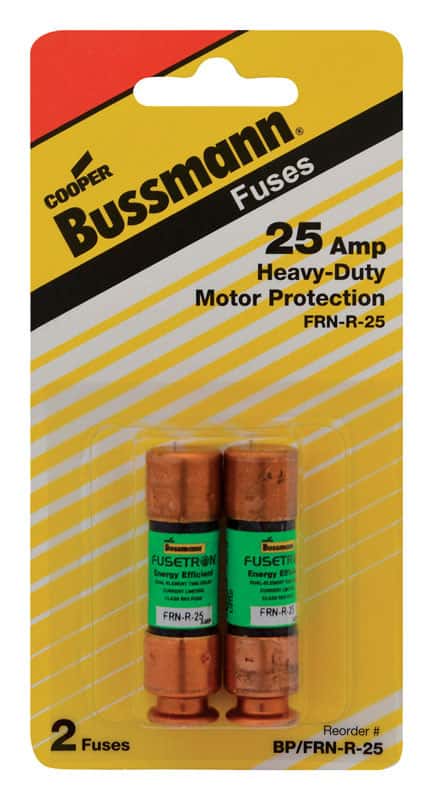 Bussmann 25 amps Dual Element Time Delay Fuse 2 pk - Ace Hardware