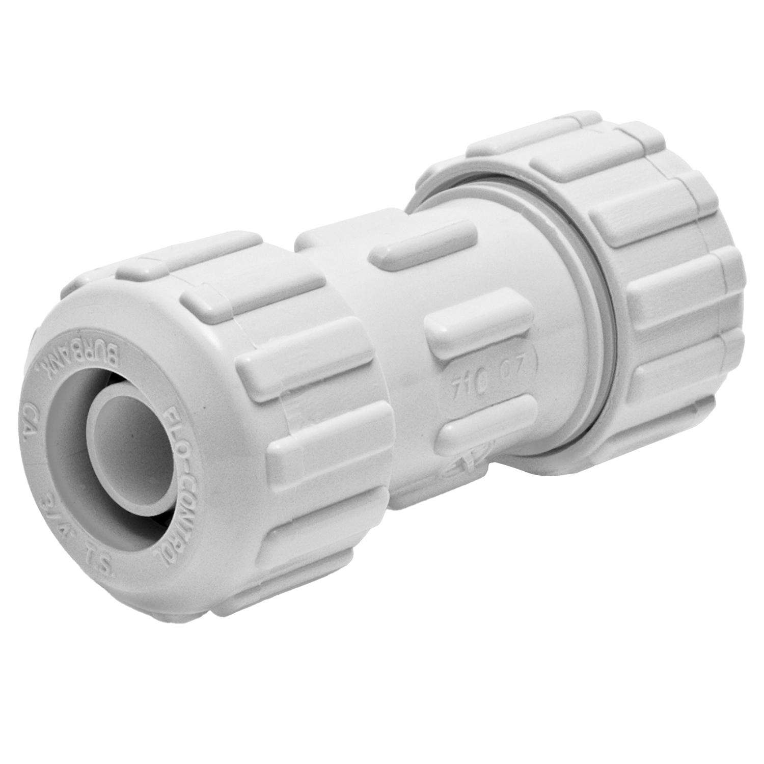 NDS Flo Lock 1 in. Compression X 1 in. D Compression PVC Coupling Mfr ...