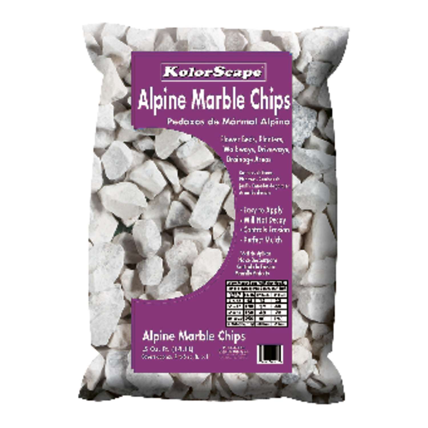 KolorScape White Decorative Stone 0.5 cu ft 50 lb - Ace Hardware