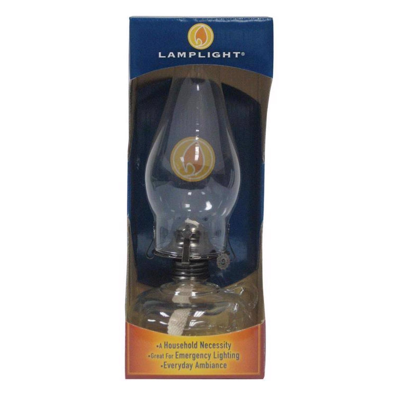 Lamplight Farms Clean Burn Chamber Oil Lamp Clear 12 oz Mfr# 110 - Ace ...