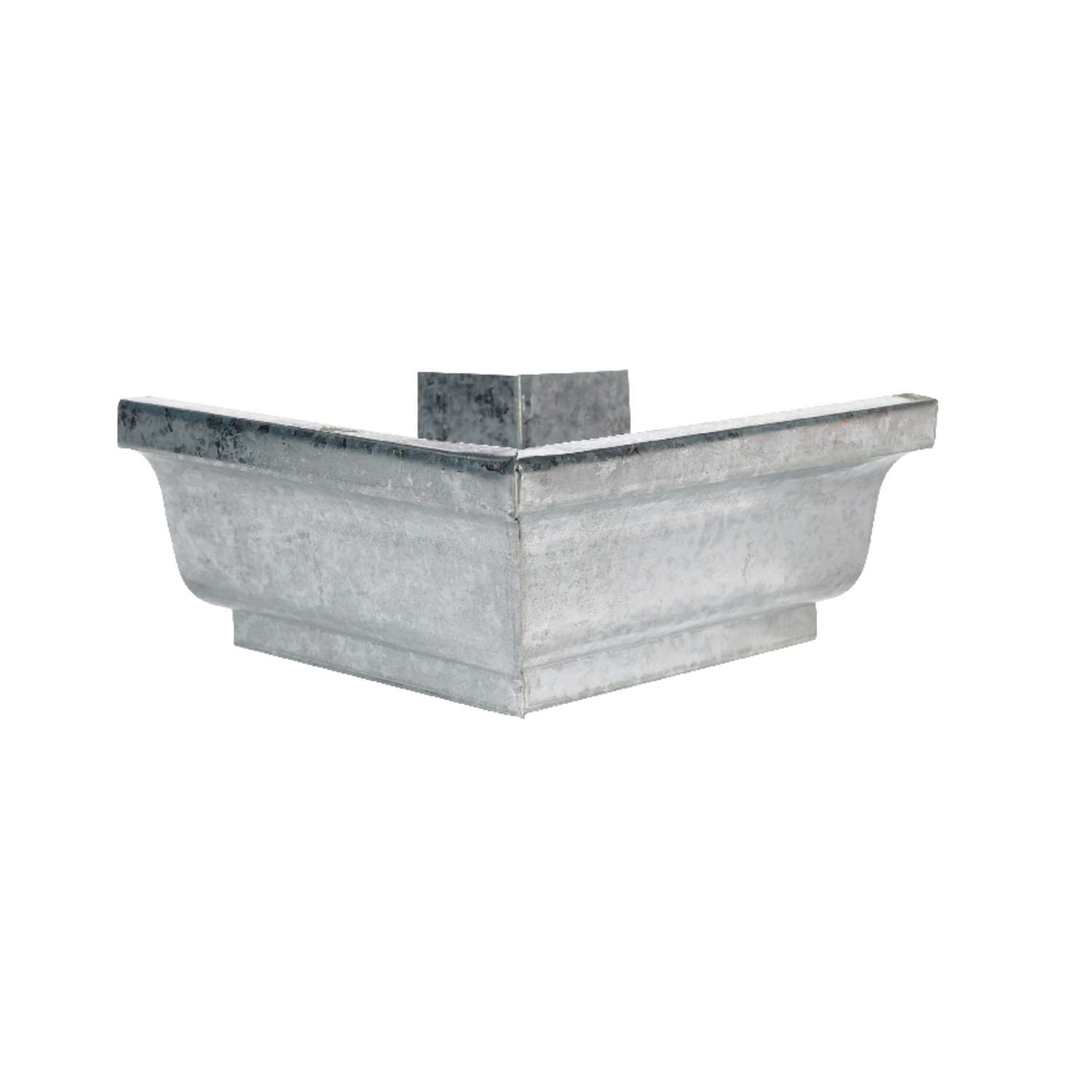 Amerimax 5 in. H X 7.25 in. W X 5 in. L Metallic Galvanized Steel K ...