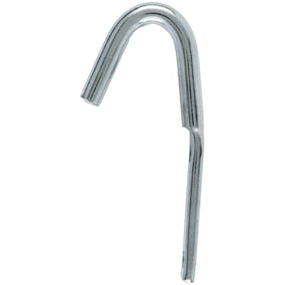 Hampton Small Zinc-Plated Silver Steel 4.875 in. L Rope Binding Hook ...
