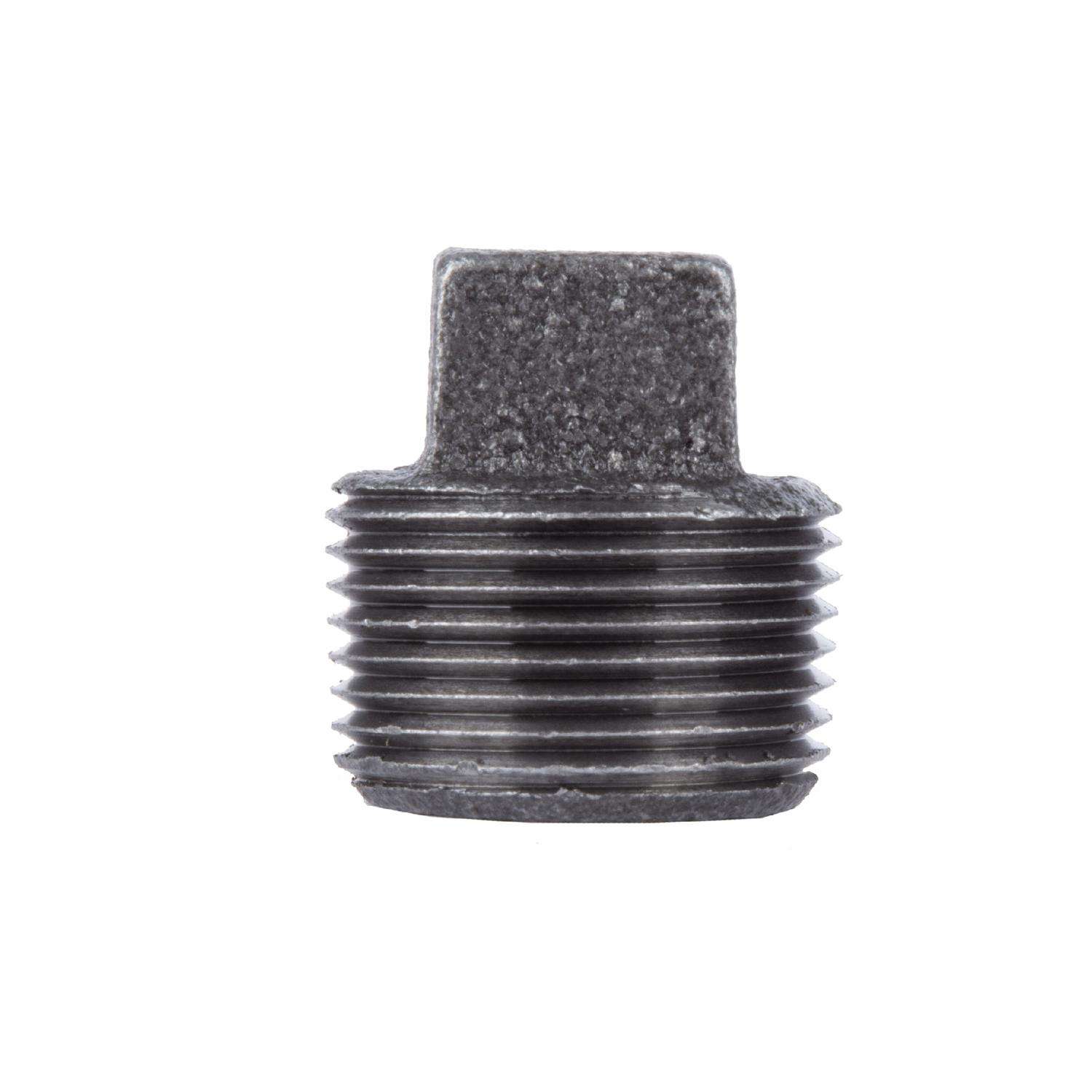 STZ Industries 3/4 in. MIP each Black Malleable Iron Plug - Ace Hardware