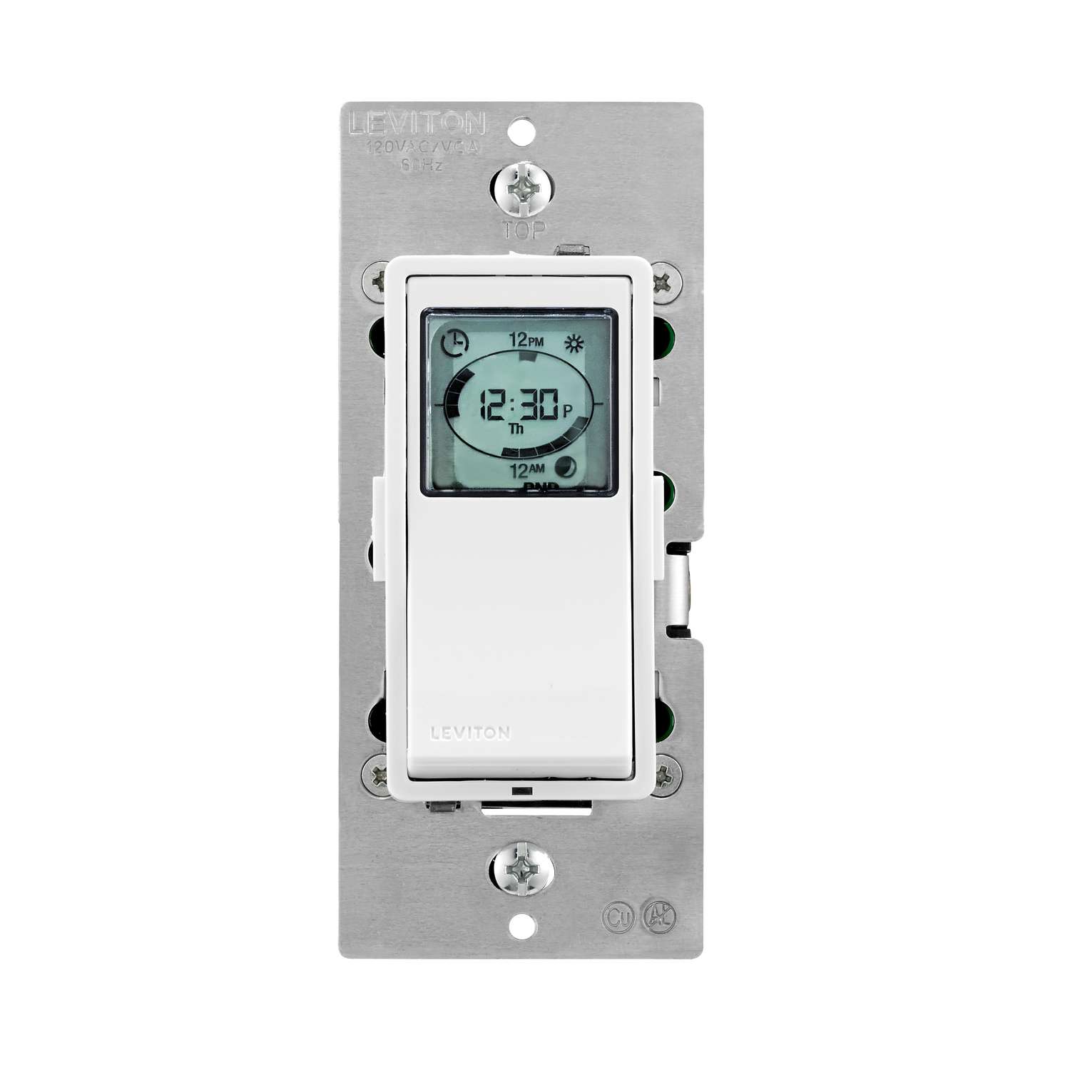 Leviton Decora Indoor Timer 120 V White Mfr# VPT24-1PZ - Ace Hardware