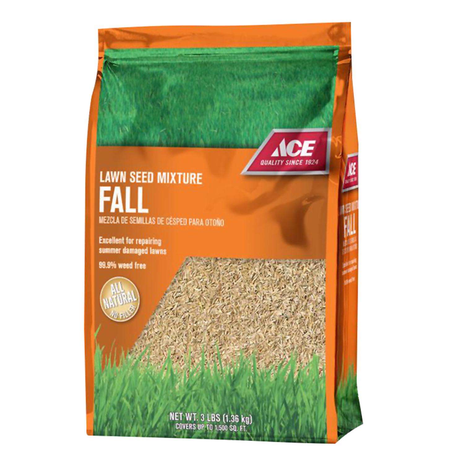 Ace Mixed Partial Shade/Sun Grass Seed 3 lb - Ace Hardware
