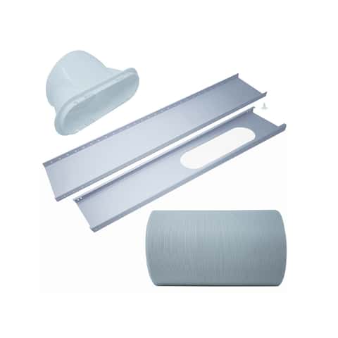 Perfect Aire AC Replacement Window Exhaust Kit 7.5 in. W X 10 in. H ...