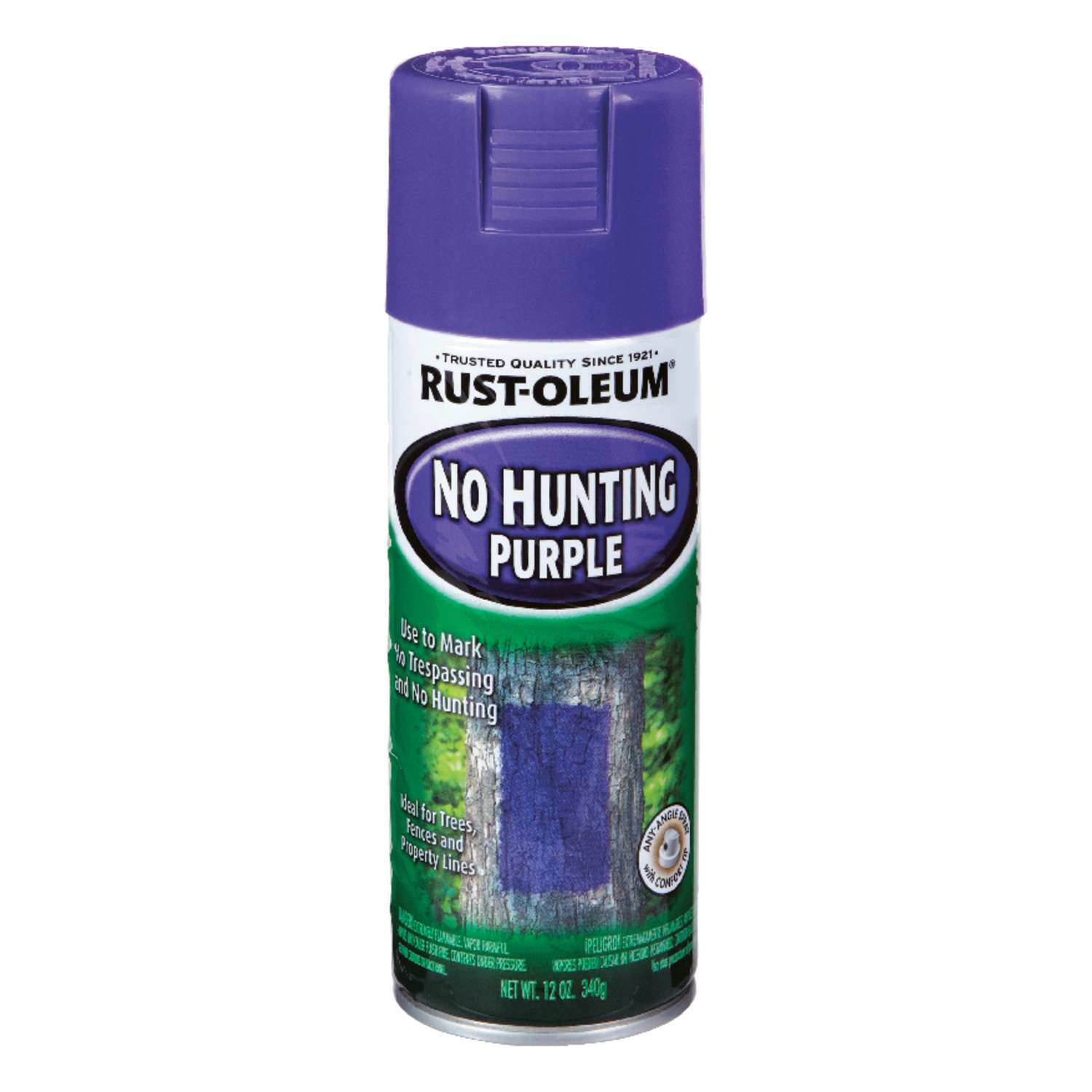 Rust-Oleum No Hunting Purple Spray Paint 12 oz - Ace Hardware