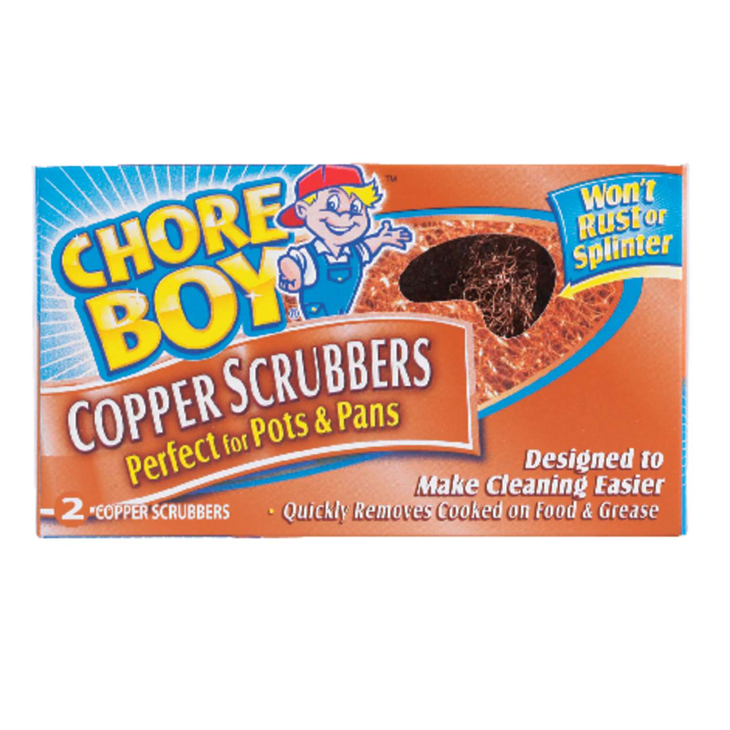 Chore Boy Copper Scrubber For 2 pk - Ace Hardware