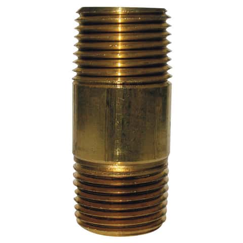 3/4 in. MPT X 3/4 in. D MPT Red Brass Nipple 4-1/2 in. L - Ace Hardware
