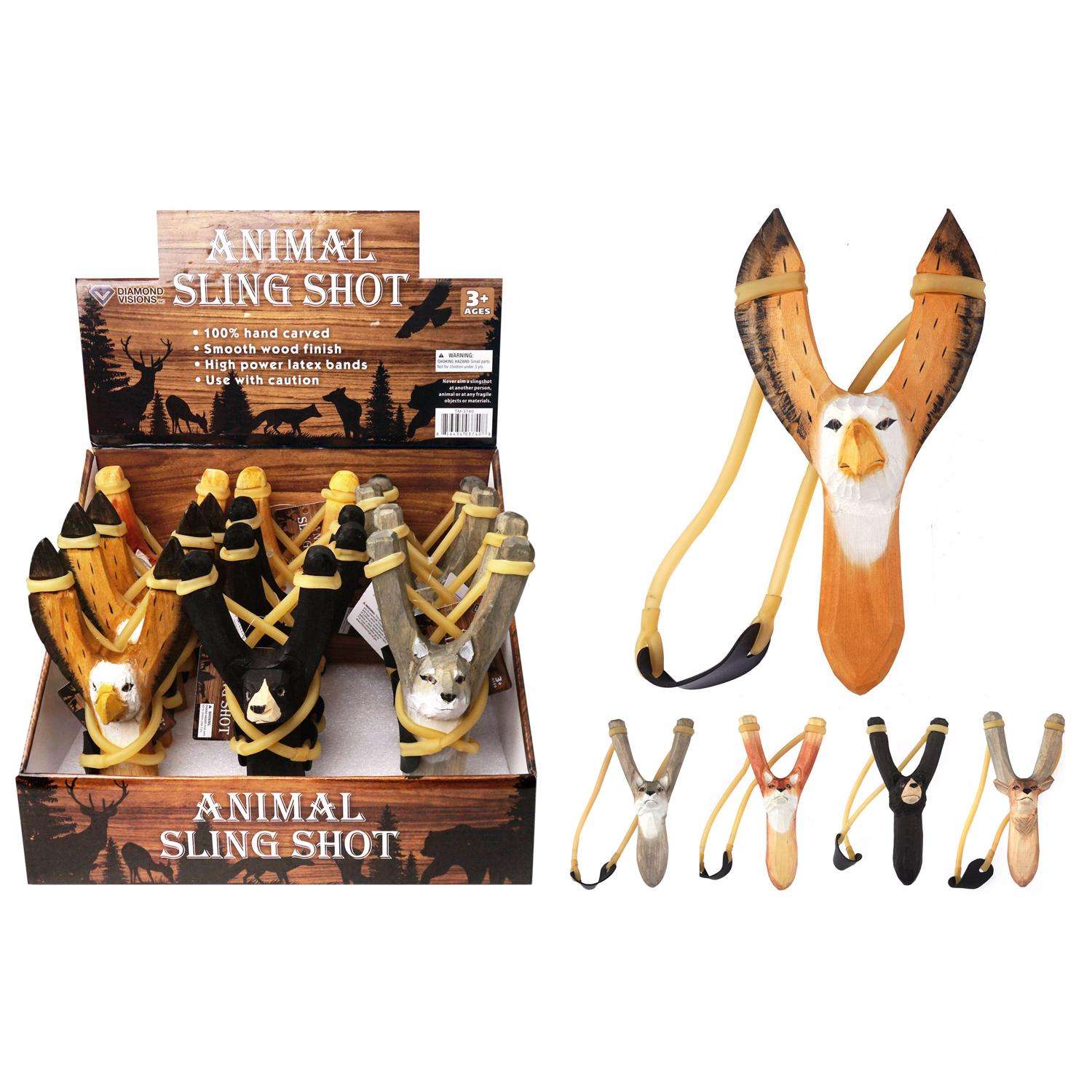 Diamond Visions Animal Sling Shot Wood Assorted - Ace Hardware