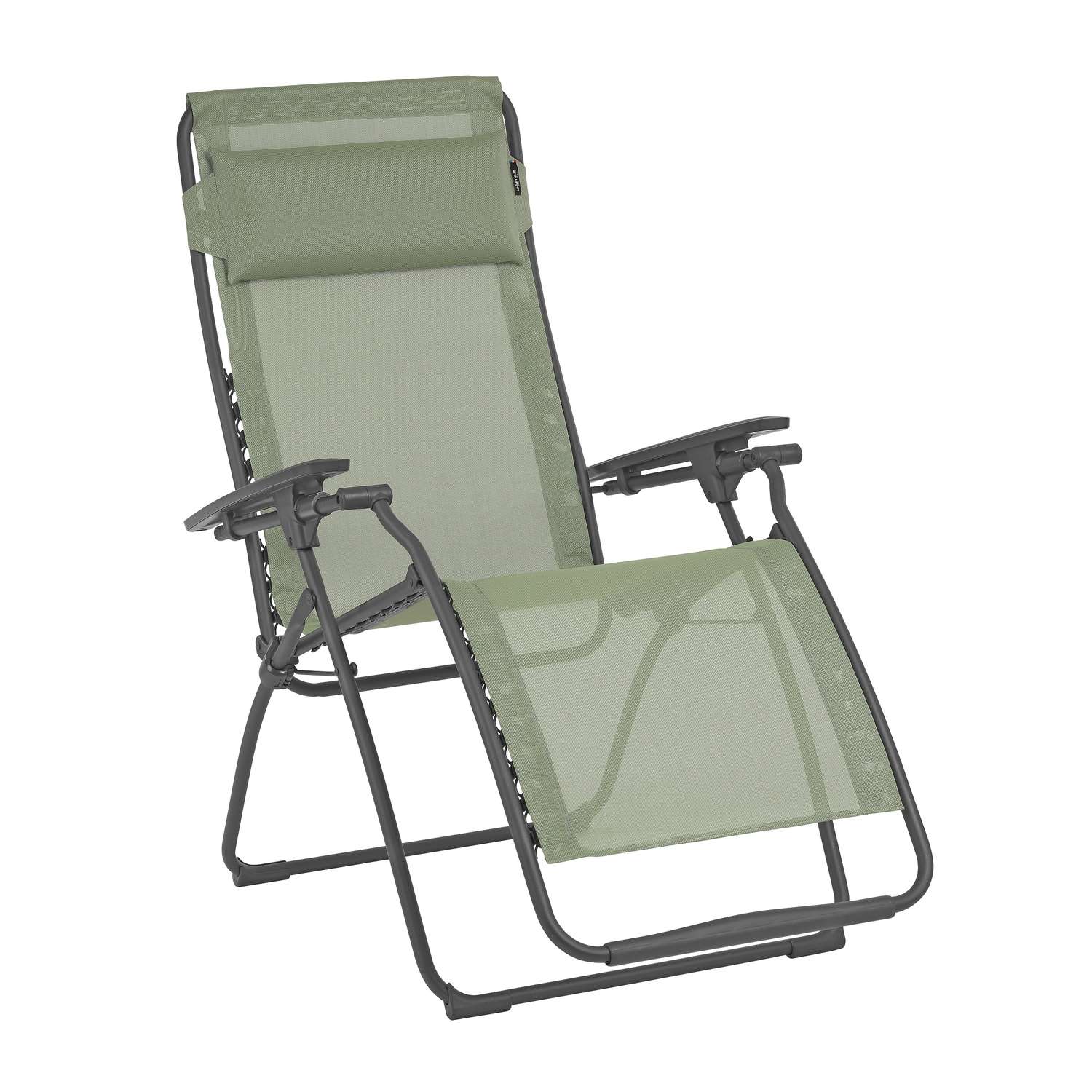 Lafuma Futura Gray Steel Frame Modern Armchair - Ace Hardware