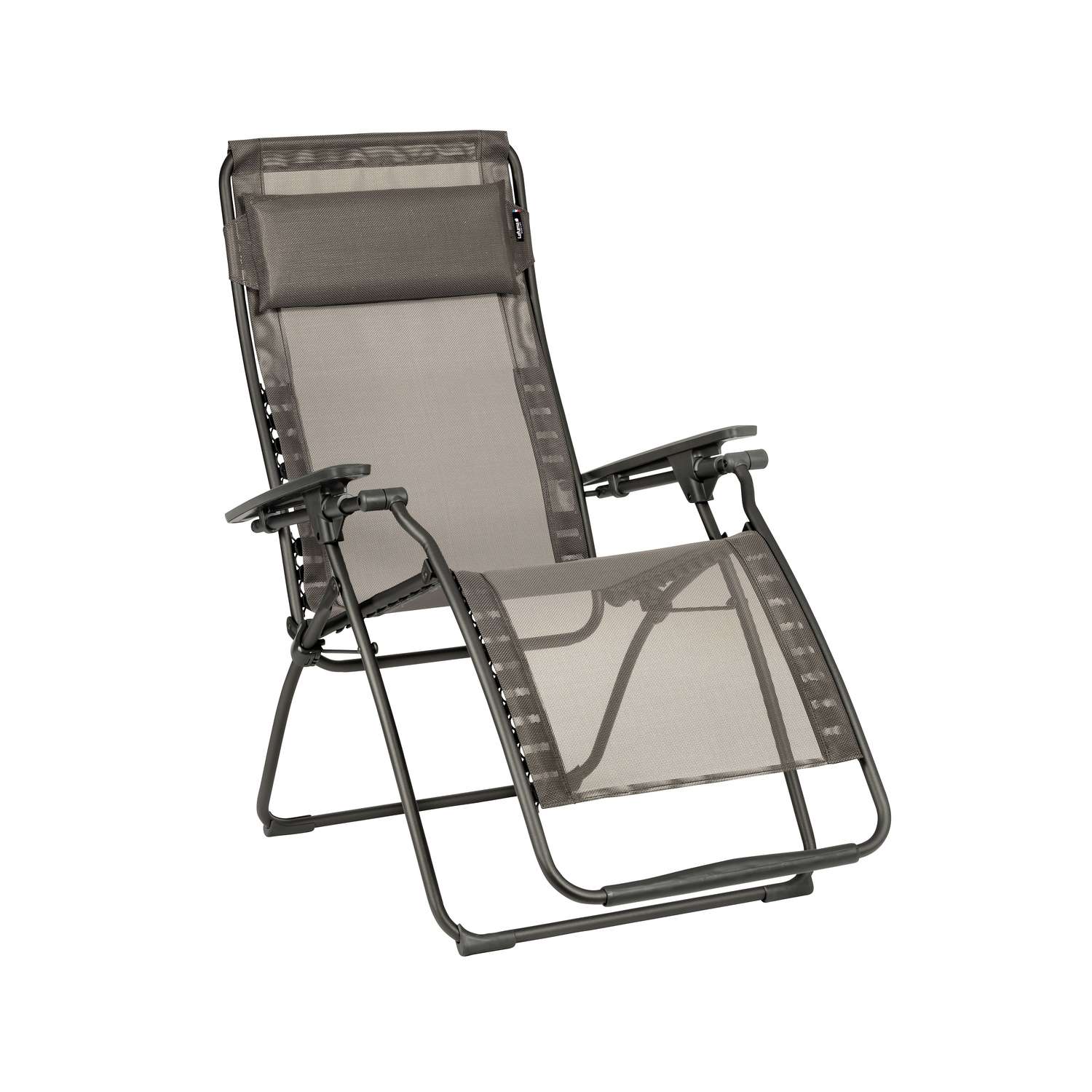Lafuma Futura Gray Steel Frame Modern Armchair - Ace Hardware