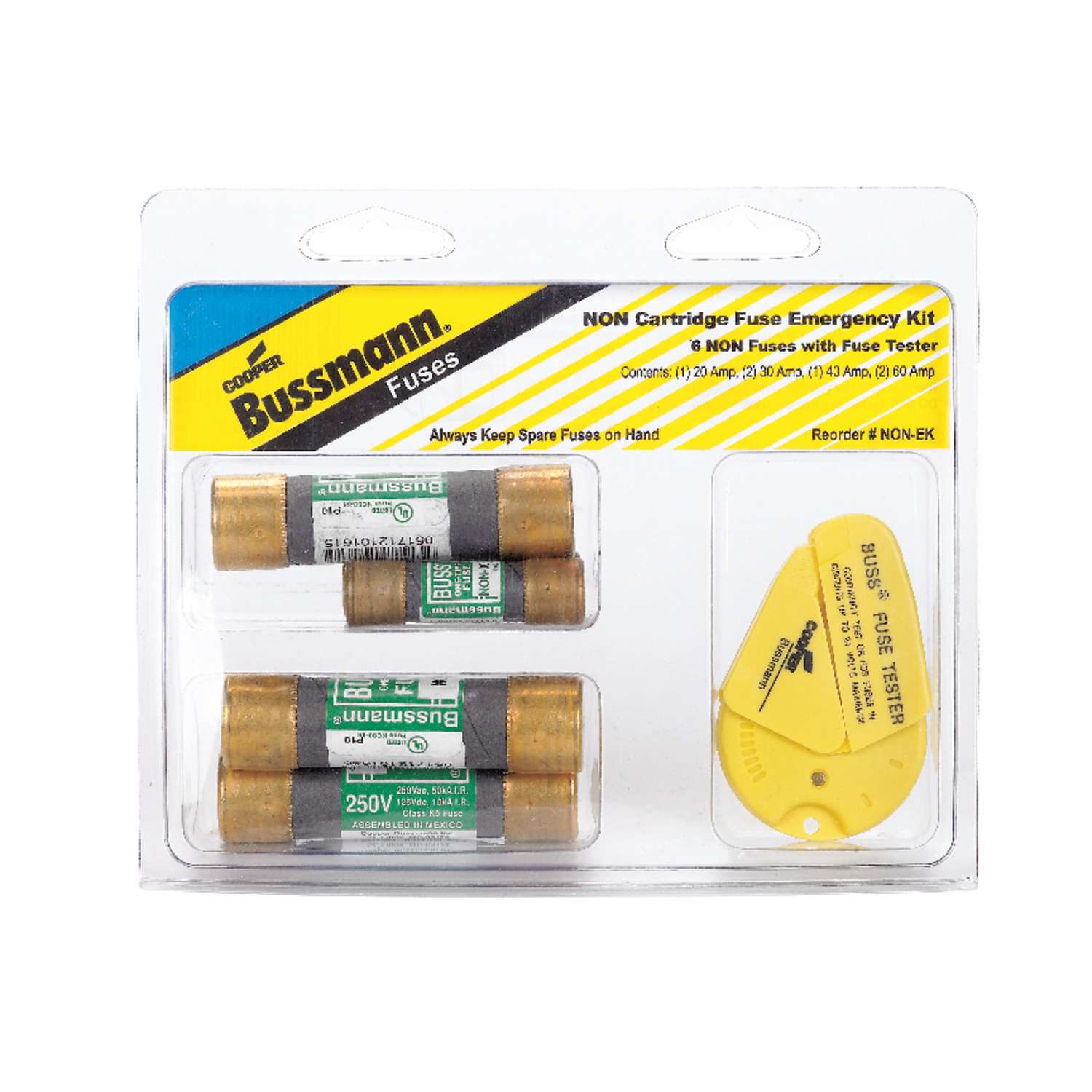 Bussmann 60 amps Non Cartridge Fuse Kit 7 pk - Ace Hardware
