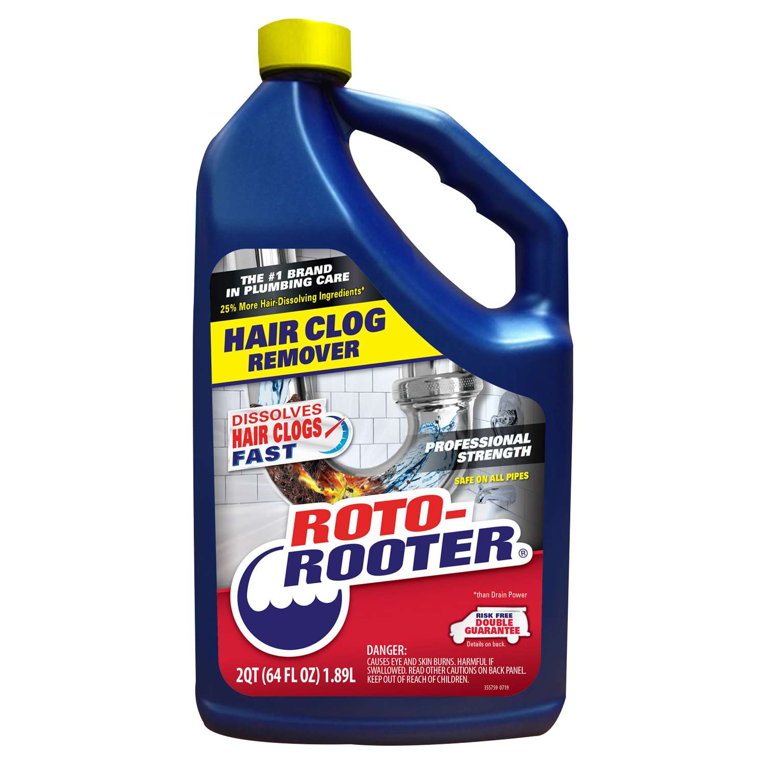 Roto-Rooter Liquid Hair Clog Remover 64 oz - Ace Hardware