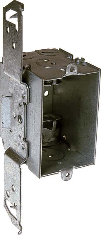 Raco 12-1/2 cu in Rectangle Steel 1 gang Electrical Box Gray Mfr# 8524 ...