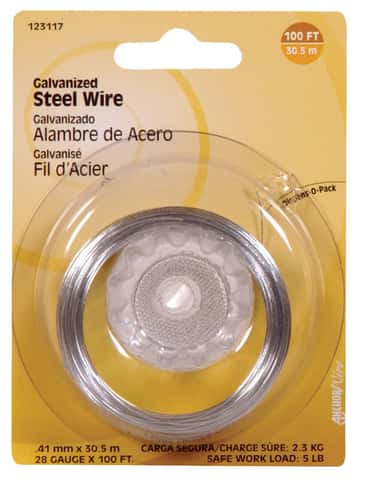 Hillman 100 ft. L Galvanized Steel 28 Ga. Wire - Ace Hardware