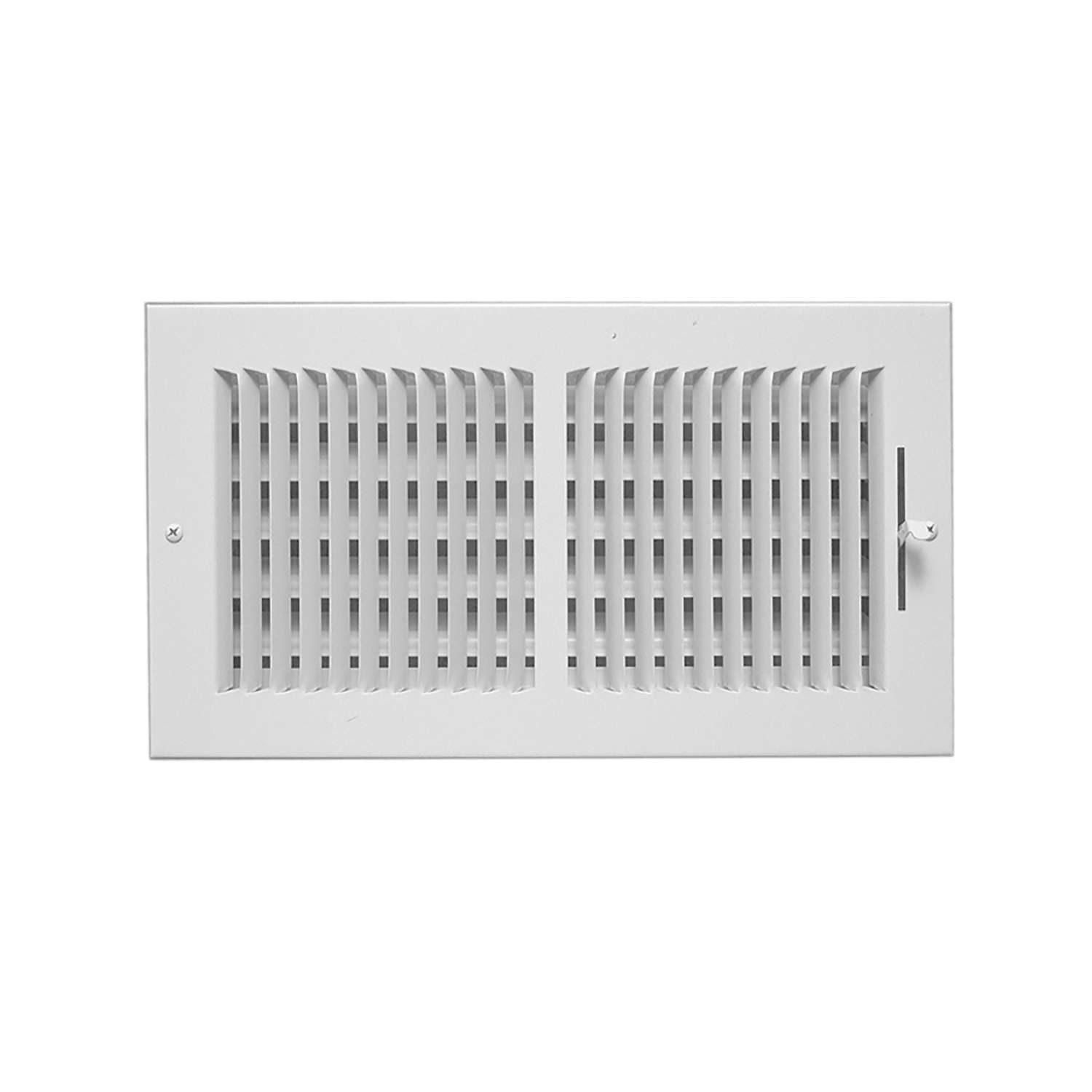American Metal Products 4 in. H X 10 in. W White Steel Air Diffuser ...