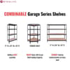Ar Shelving Garage Series 71 in. H X 35.7 in. W X 18 in. D Metal ...