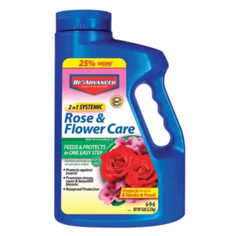 BioAdvanced 2-In-1 Systemic Granules Rose and Flower Plant Food 5 lb ...