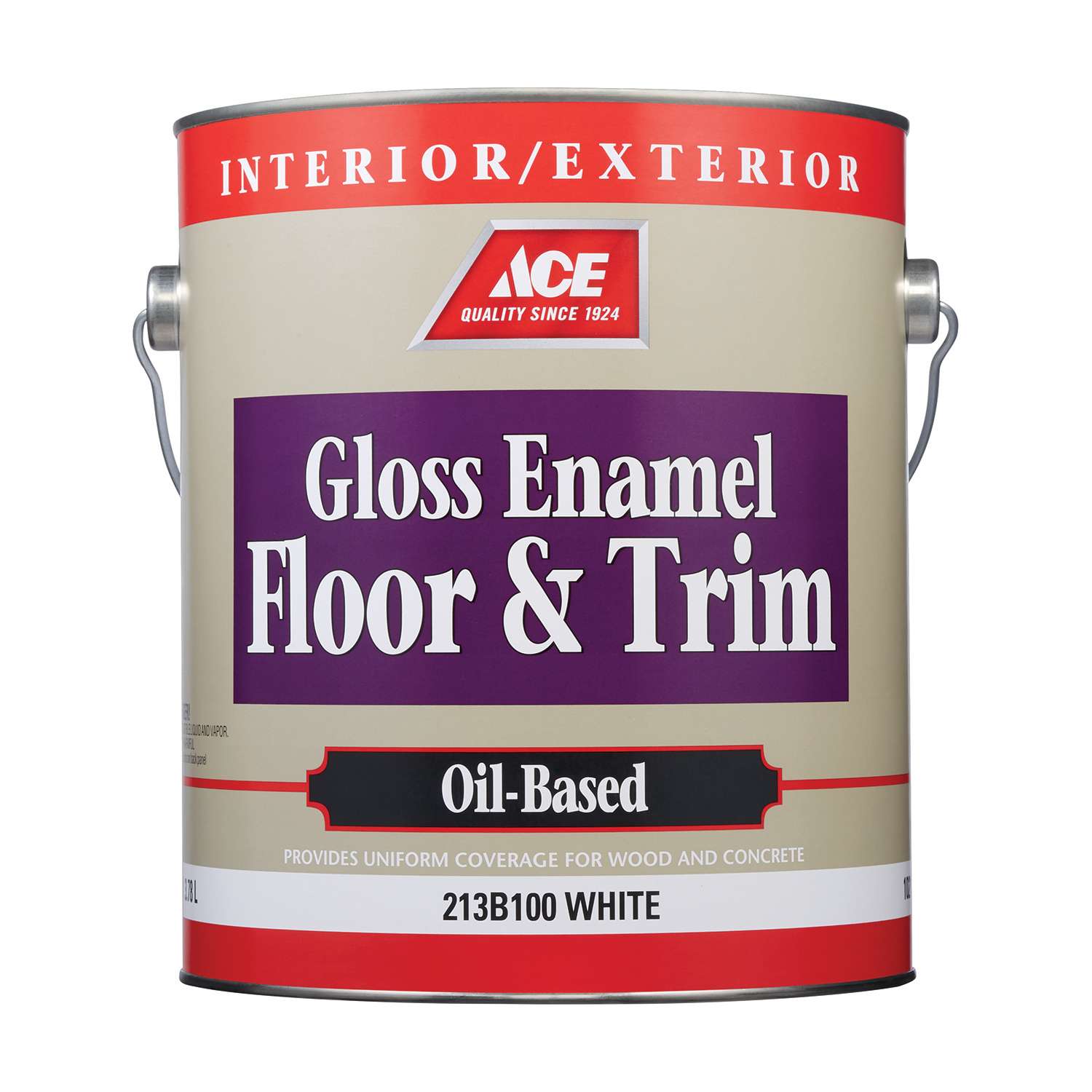 Ace Gloss White Oil-Based Floor Paint 1 gal - Ace Hardware