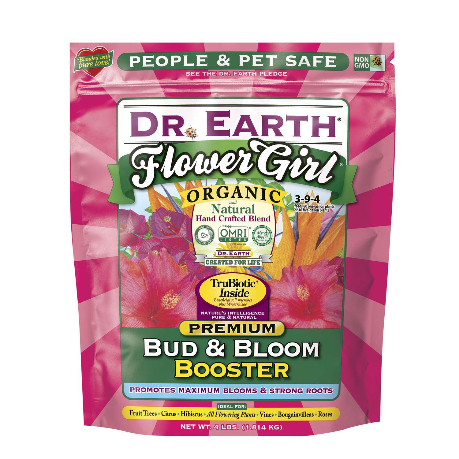 Dr. Earth Flower Girl Granules Organic Bud & Bloom Booster 4 lb. - Ace ...