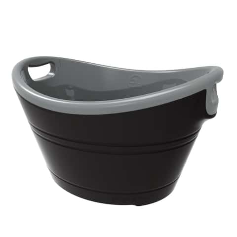 Igloo Party Bucket Black/Silver 20 qt Party Tub - Ace Hardware