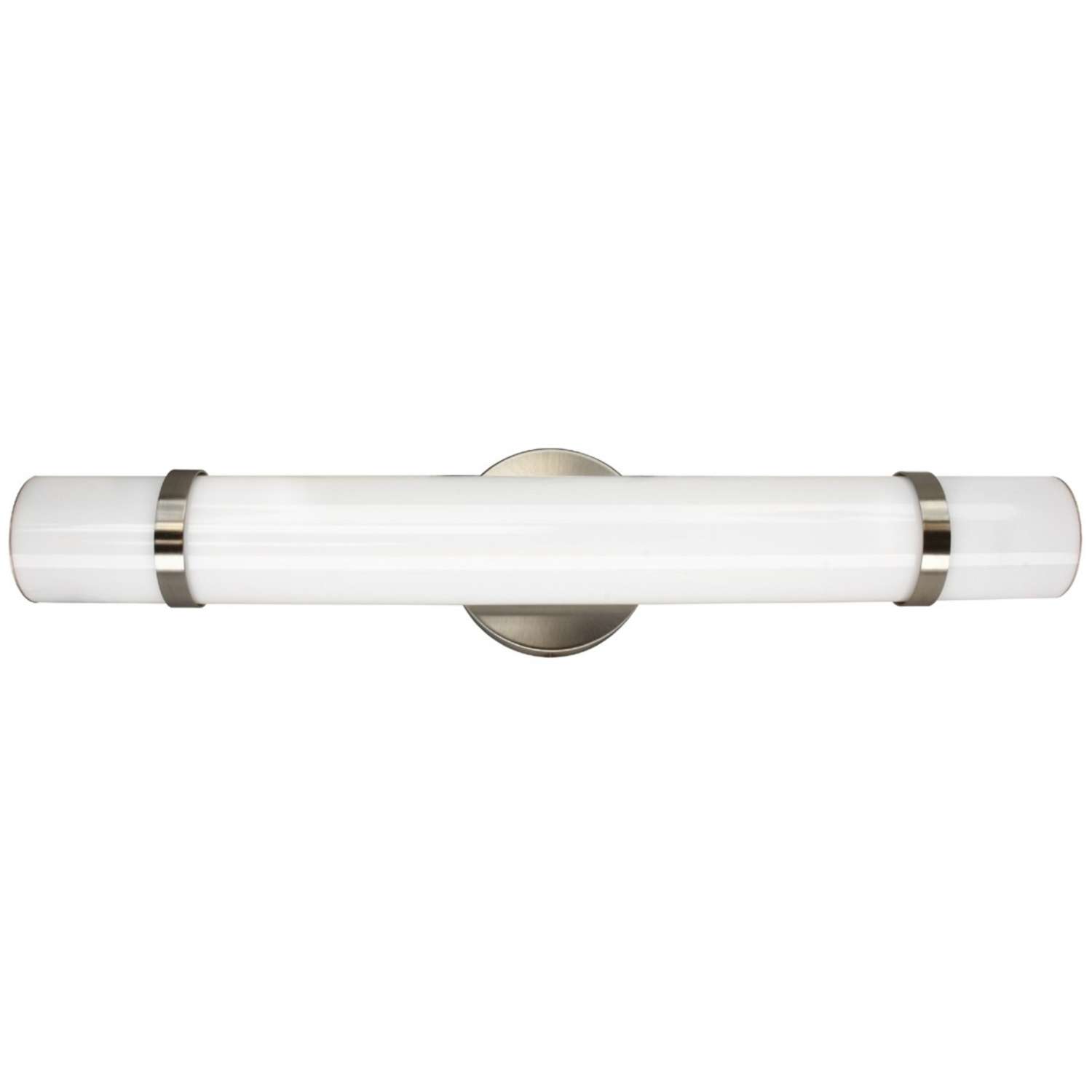MaxLite Brushed Nickel White 0 lights LED Vanity Light Wall Mount - Ace ...