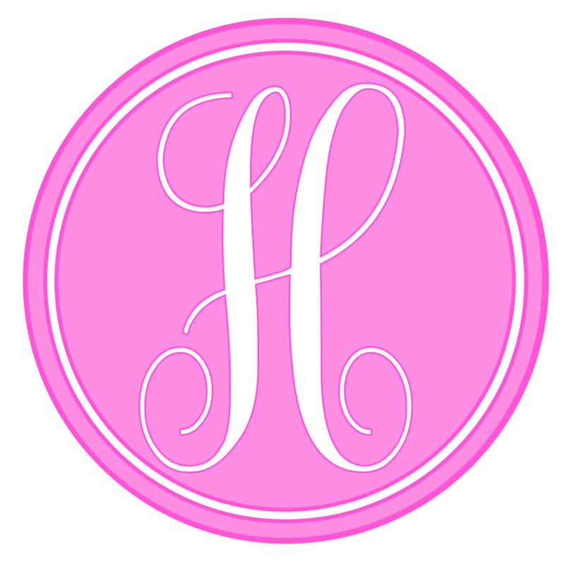 Advanced Graphics Letter H Tumbler Decal Monogram Vinyl 1 pk - Ace Hardware