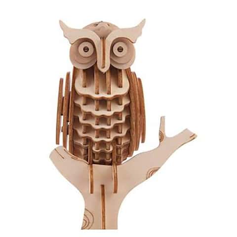 KIKKERLAND Owl 3D Puzzle Balsa Wood - Ace Hardware