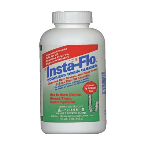 Insta-Flo Crystals Drain Cleaner 2 lb Mfr# IS-200 - Ace Hardware