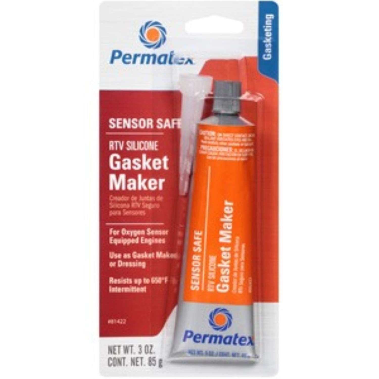 Permatex Type-1 High Temperature RTV Silicone Gasket Maker 3 oz 1 pk ...