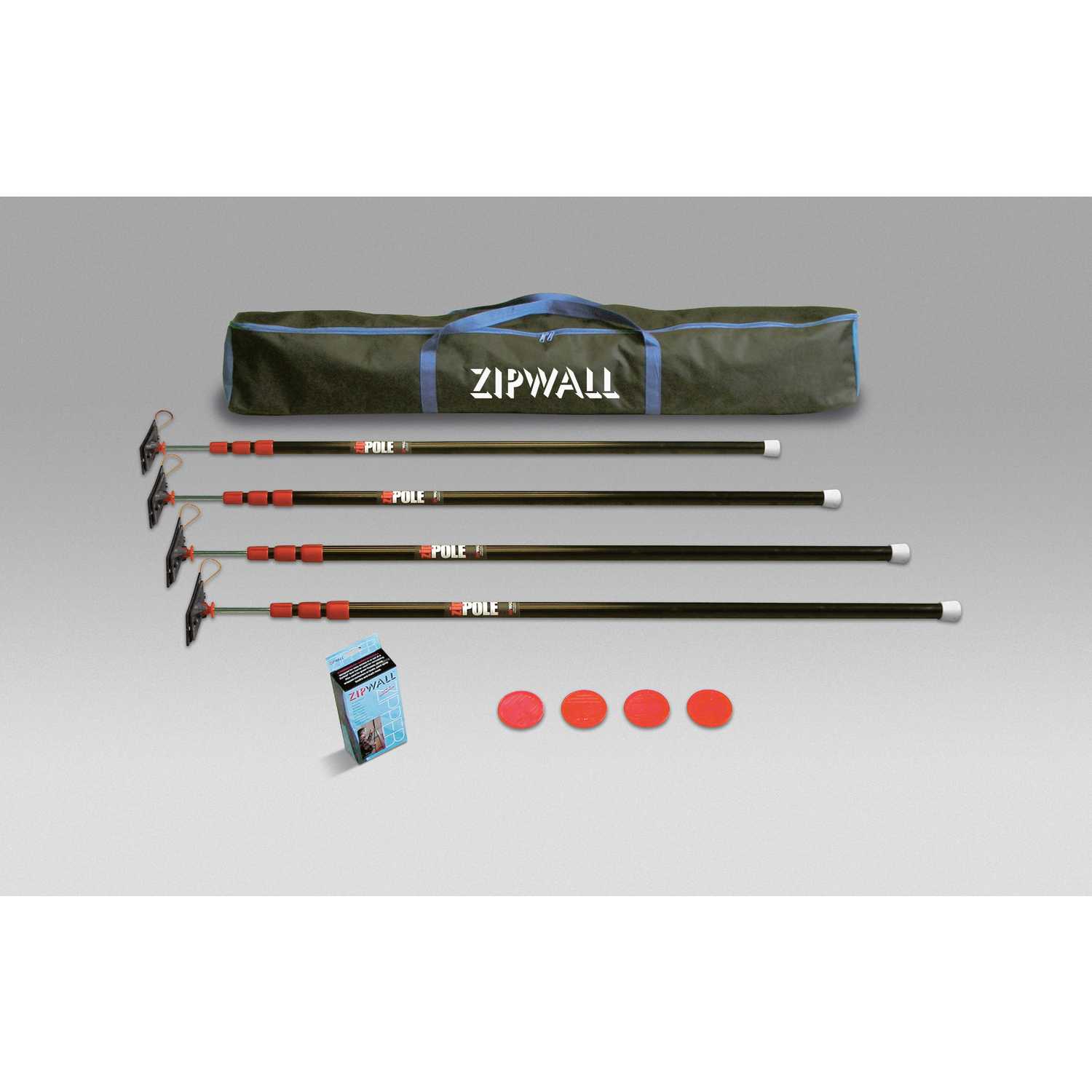 Zipwall ZipPole Telescoping 4-3/16 - 10-5/16 ft. L x 1 in. Dia ...