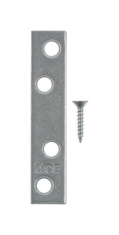 Ace 3 in. H X 0.625 in. W X .87 in. L Zinc Mending Brace Mfr# 01-3410 ...