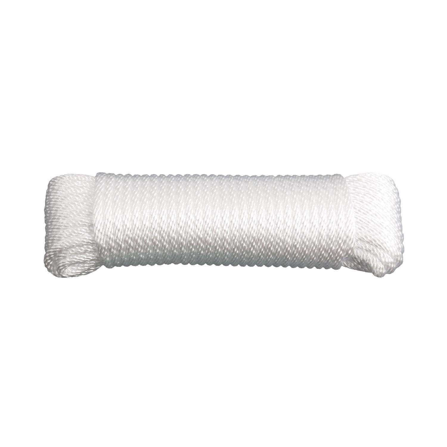 Koch 3/16 in. D X 50 ft. L White Solid Braided Nylon Rope - Ace Hardware