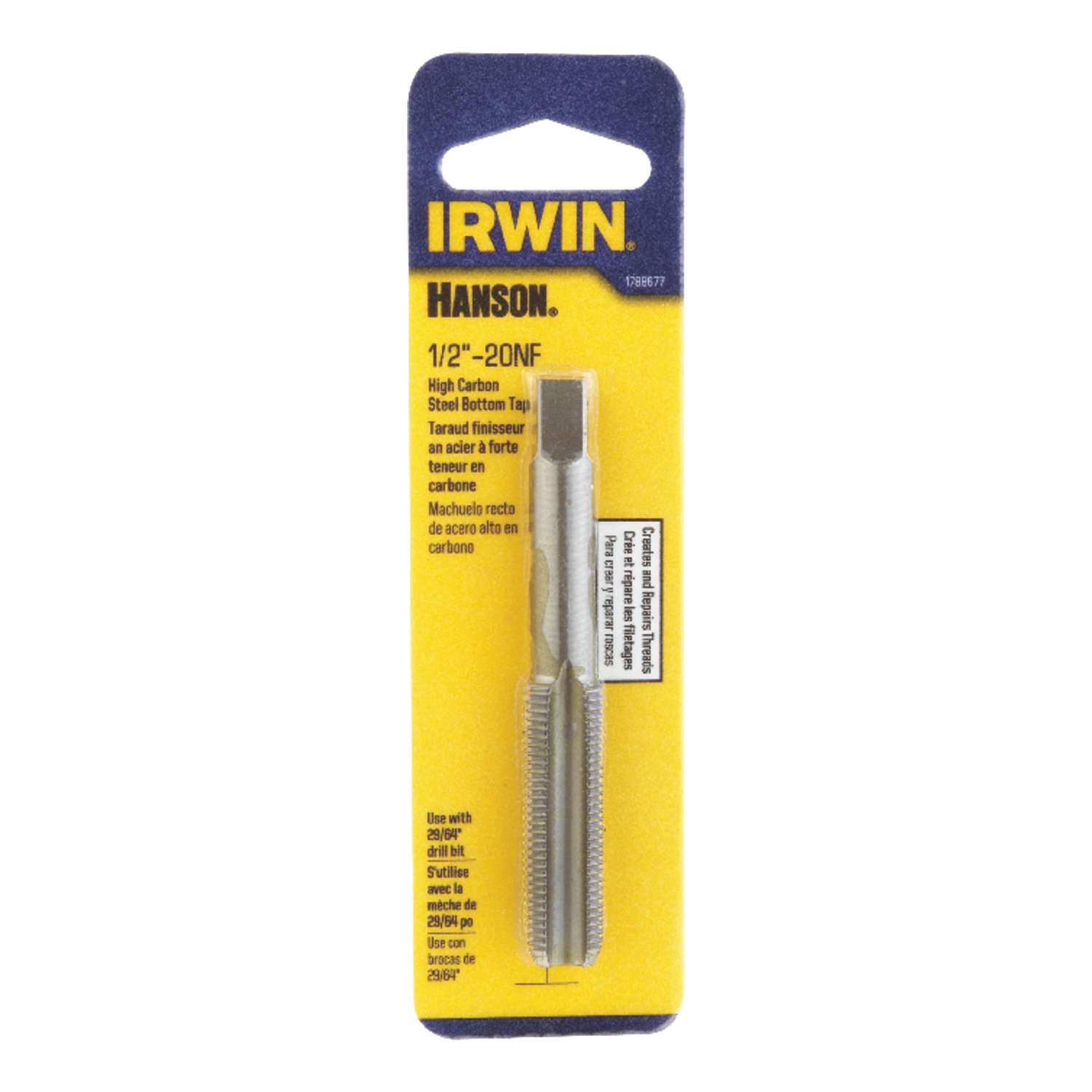 Irwin Hanson High Carbon Steel SAE Bottom Tap 1/2 in. 1 pc - Ace Hardware