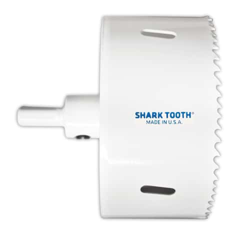 Century Drill & Tool Shark Tooth 4-1/8 in. Bi-Metal One Piece Hole Saw ...
