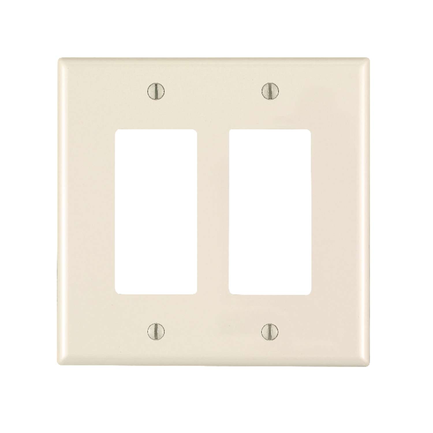 Leviton Decora Light Almond 2 gang Nylon Duplex Wall Plate 1 pk - Ace ...
