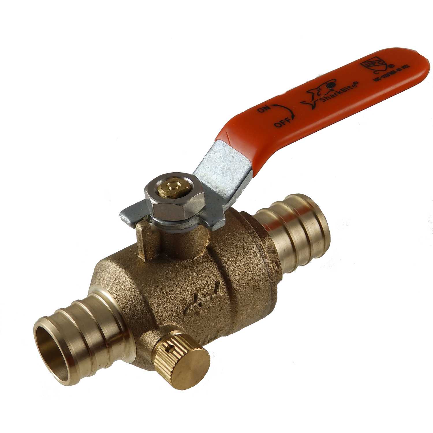 SharkBite 1/2 Brass Ball Valve with Drain - Ace Hardware