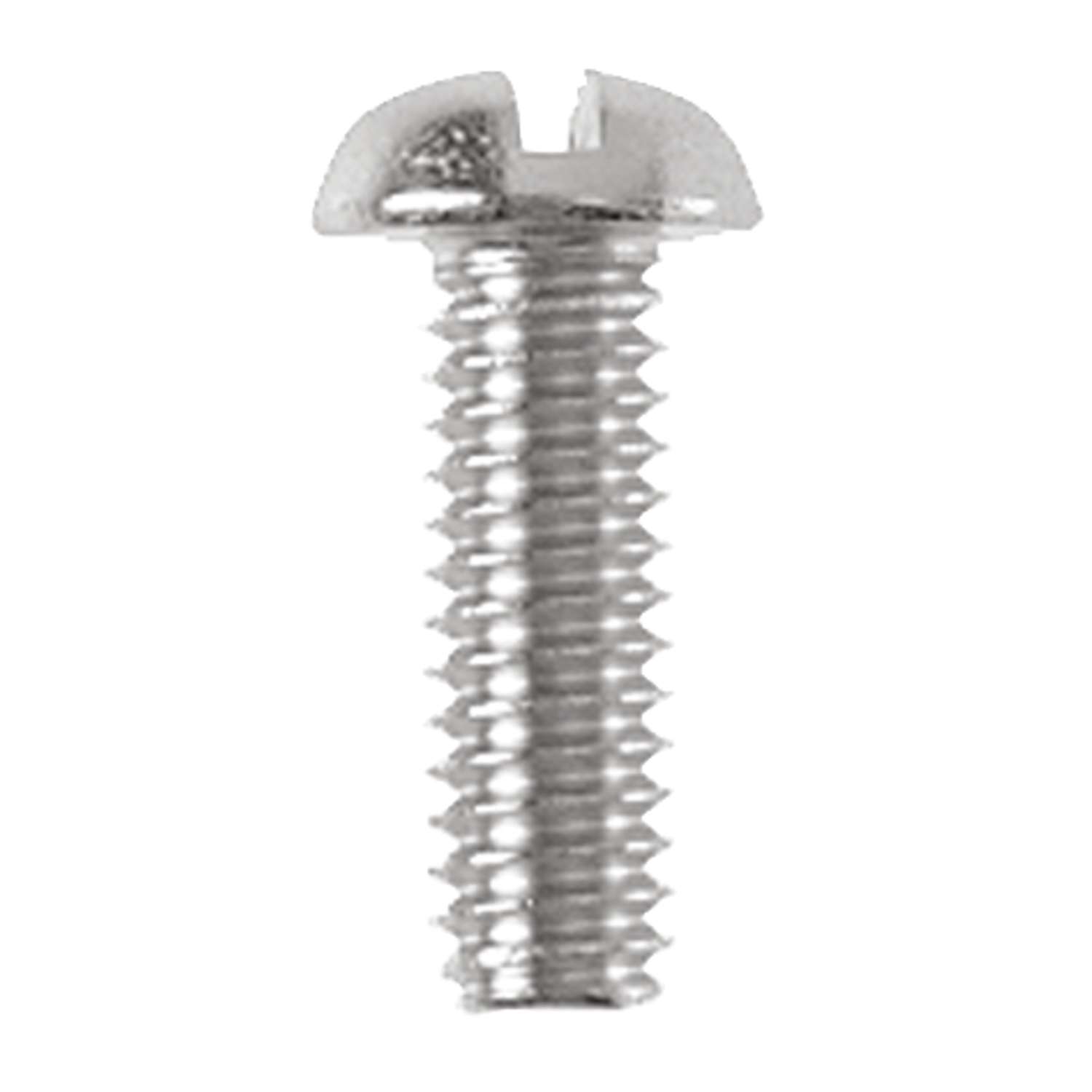 Danco No. 8-32 x 1/2 in. L Slotted Round Head Brass Bibb Screw 1 pk ...