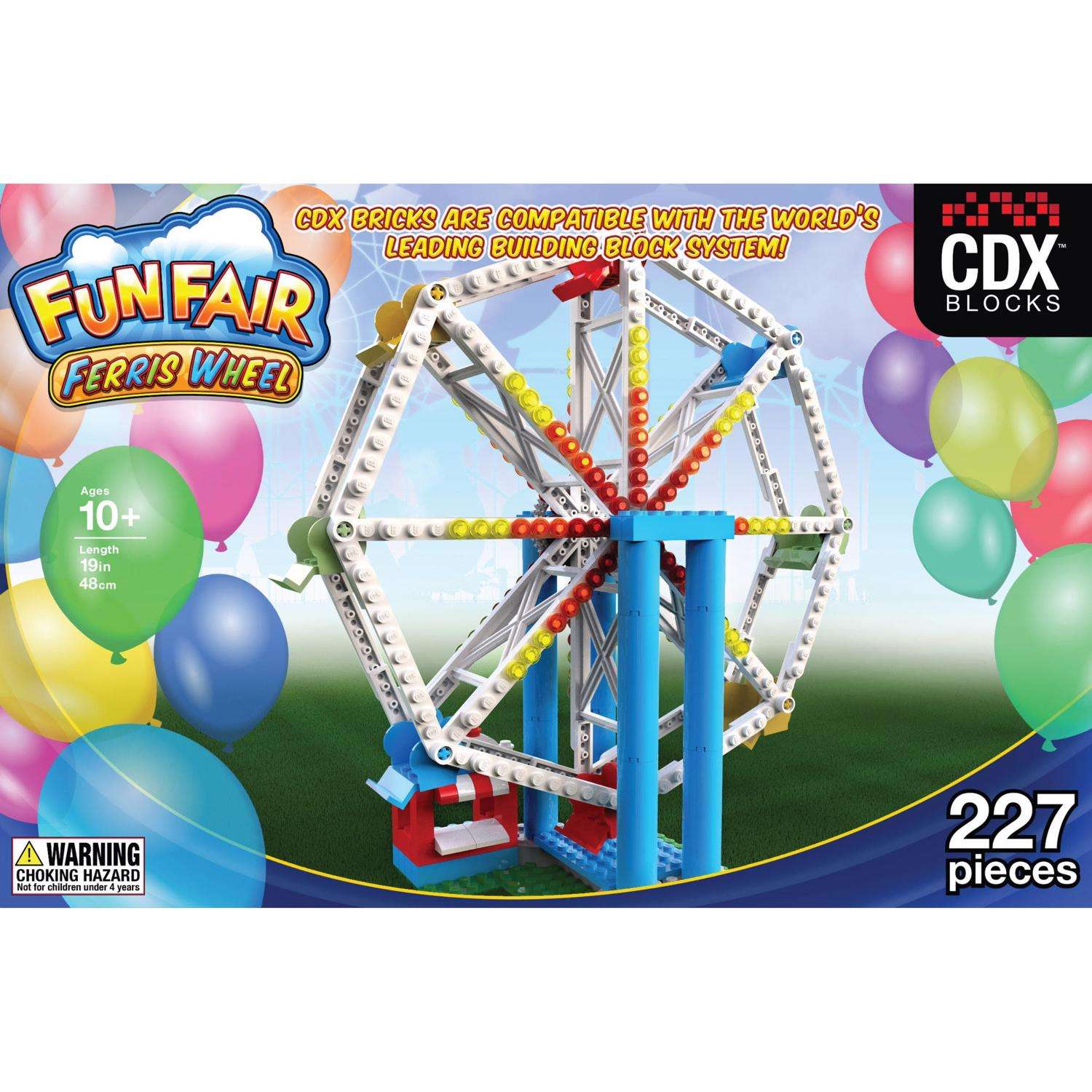 Coaster Dynamix Brick Amusement Park Ride Kit Multicolored 227 pc - Ace ...