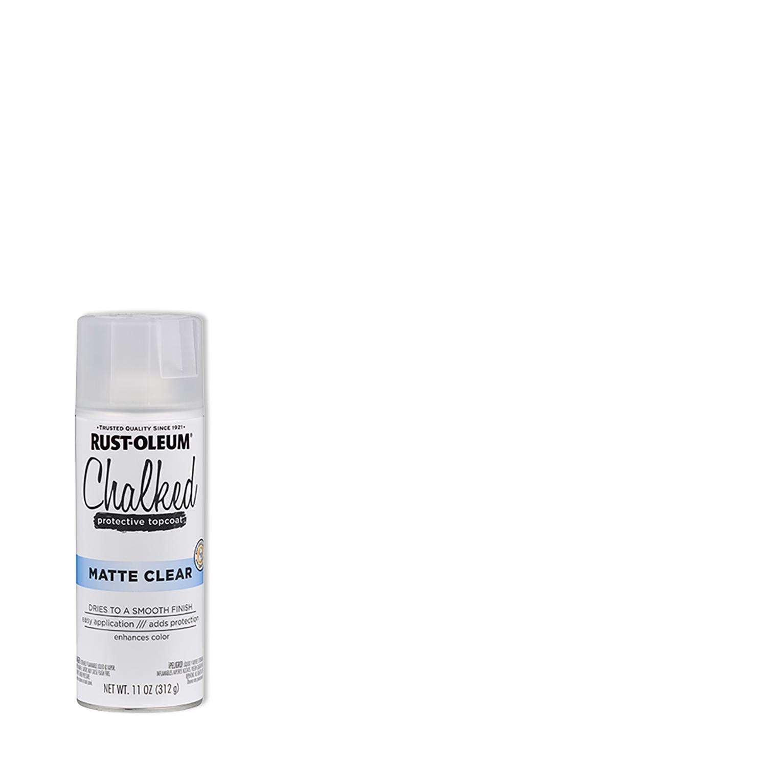 Rust-Oleum Chalked Matte Clear Spray Paint 12 oz - Ace Hardware