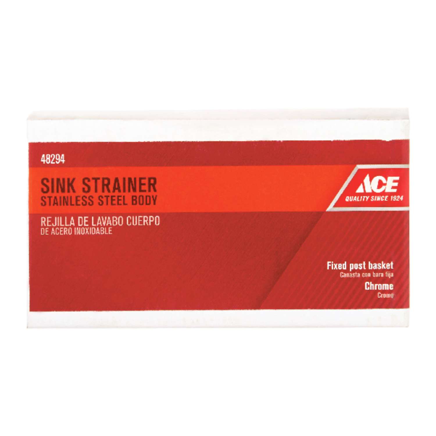 Ace 3-1/2 in. D Stainless Steel Sink Strainer - Ace Hardware