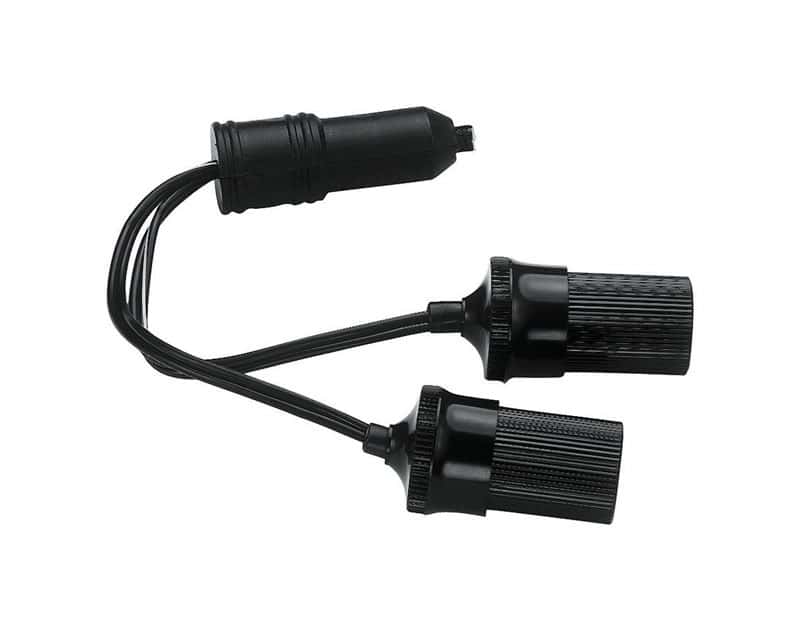 Custom Accessories 12 volt Black Twin Plug -In Accessory Sockets 1 pk ...