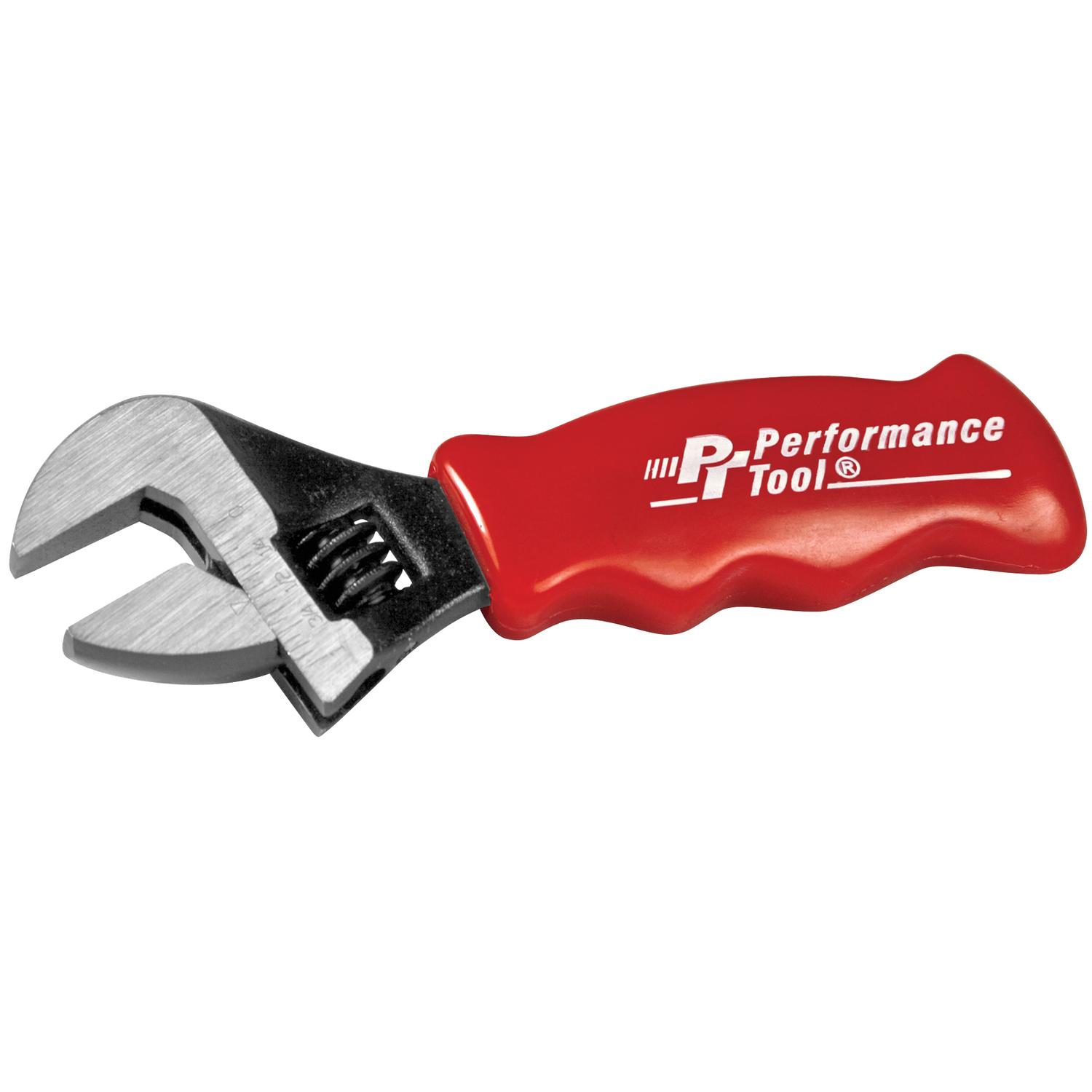 Performance Tool Metric and SAE Stubby Adjustable Wrench 6 in. L 1 pc ...