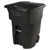 Toter 48 gal Black Polyethylene Wheeled Garbage Can Lid Included - Ace ...