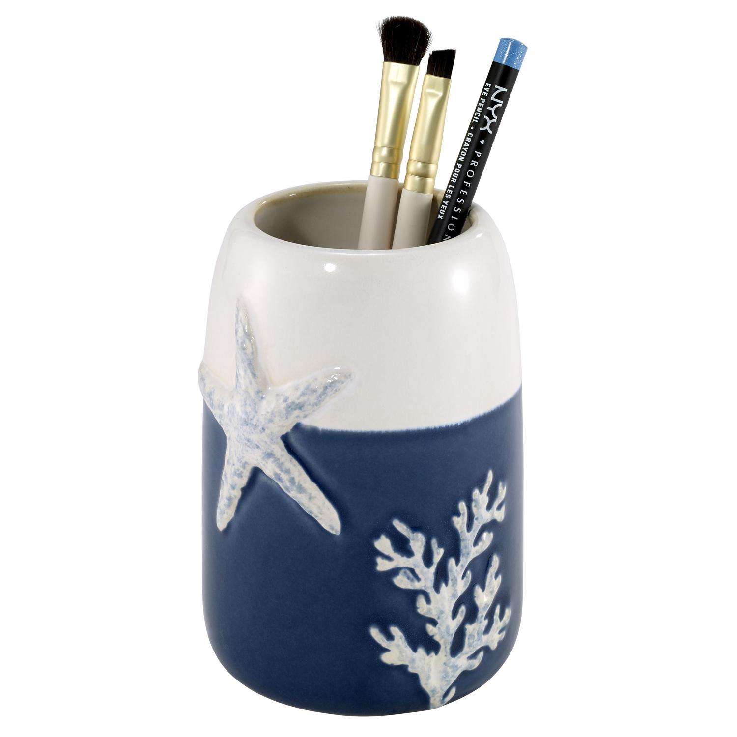 Avanti Linens Batik Coastal Multicolored Ceramic Tumbler - Ace Hardware