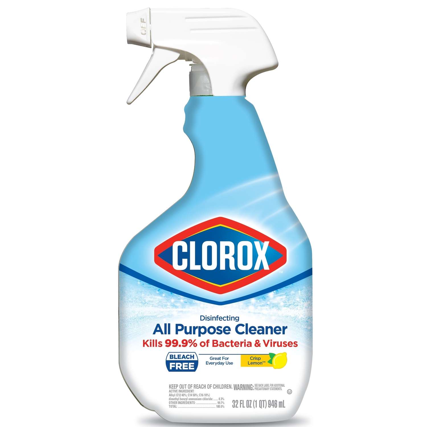 Clorox Lemon Scent Cleaner and Disinfectant 32 oz 1 pk - Ace Hardware