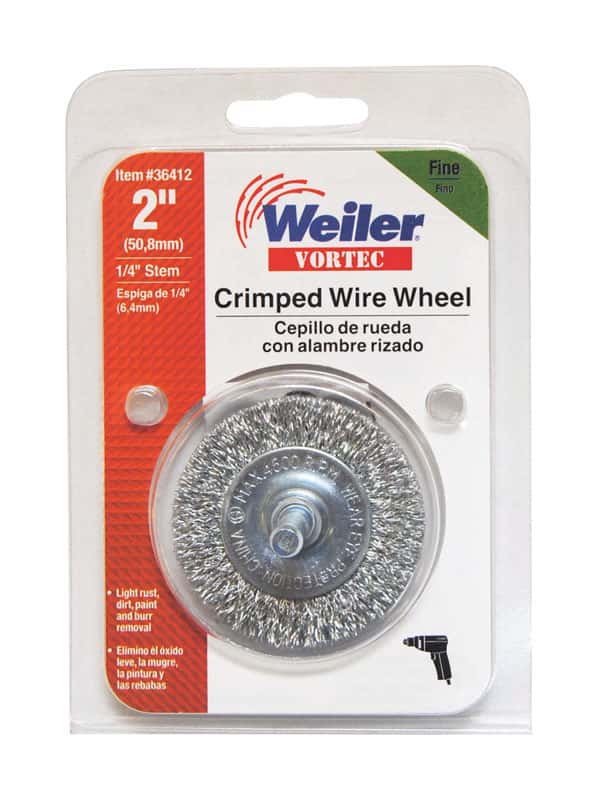 Weiler Vortec 2 in. Fine Crimped Wire Wheel 4500 rpm 1 pc - Ace Hardware