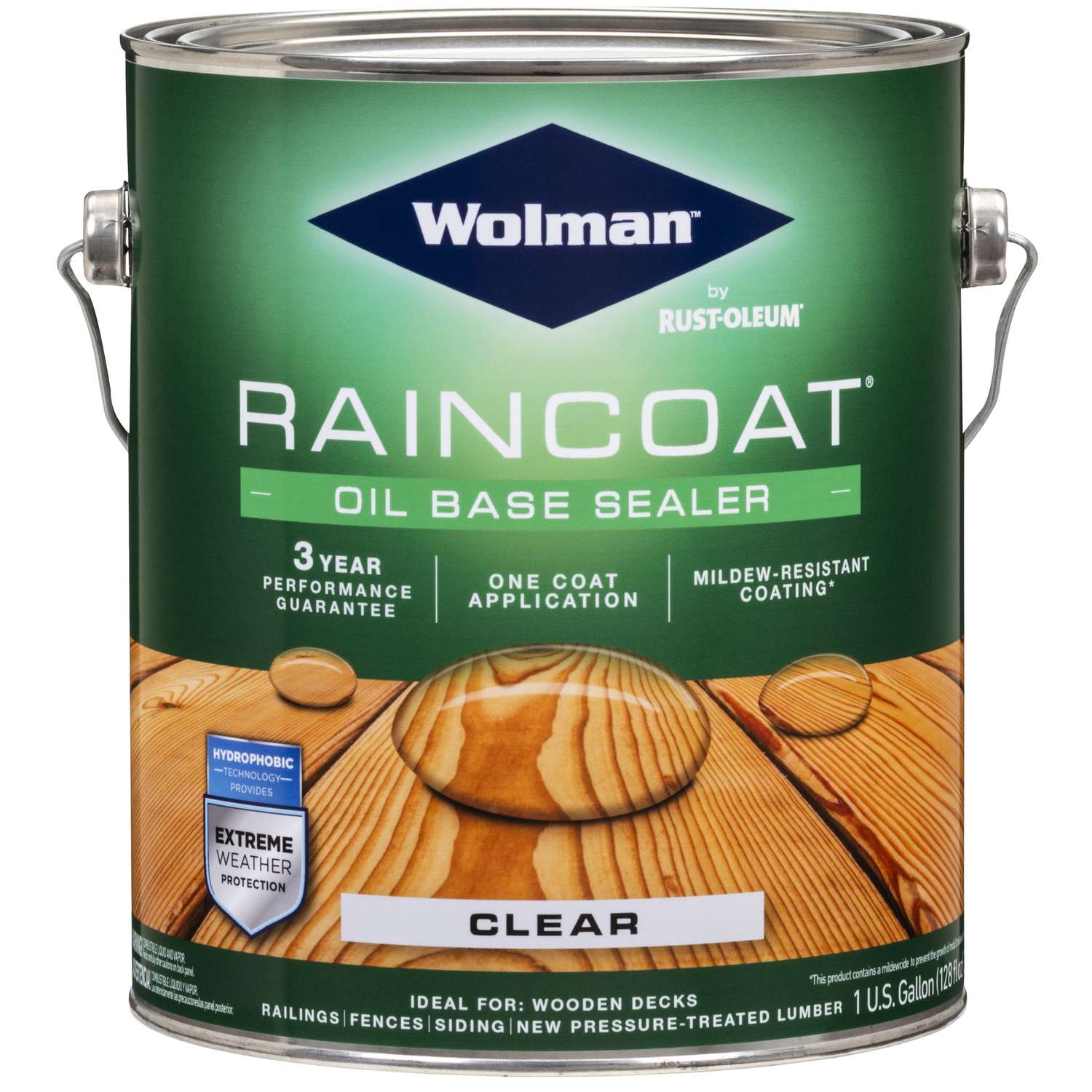 Wolman RainCoat Satin Clear Oil-Based Wood Sealant 1 gal - Ace Hardware