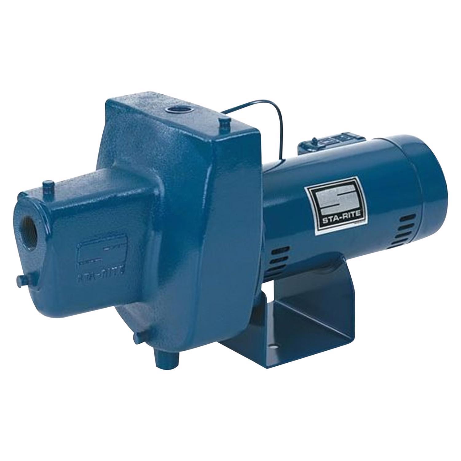 Sta-Rite HN Series 1 HP 1650 gph Cast Iron Shallow Jet Well Pump Mfr ...